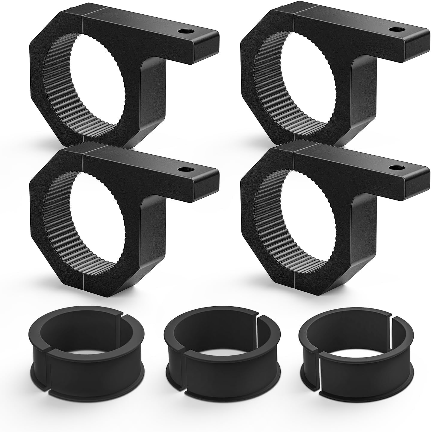 Nilight 4PCS Roll Bar Clamps Mounting Brackets LED Light Mount Clamps ...
