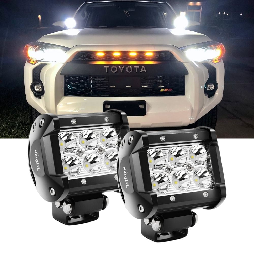 Nilight, Offroad Lights, 18W Spot Beam, 2 Pack for Truck SUV Car ...