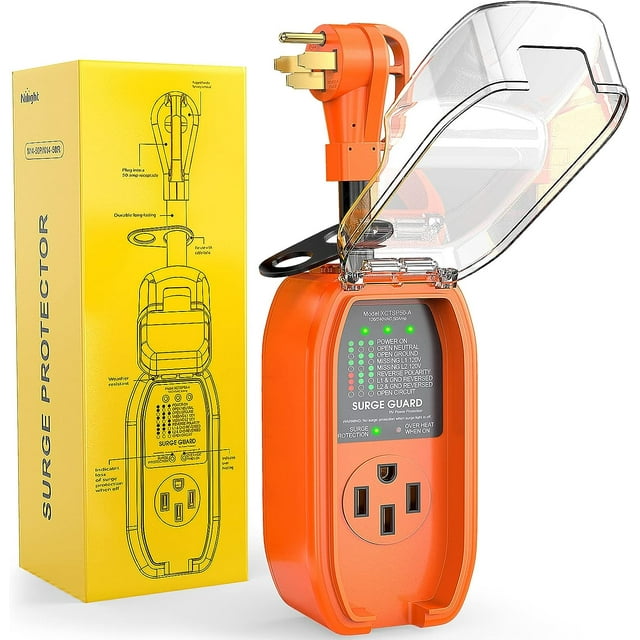 Nilight, Pure Copper RV Surge Protector Circuit Analyzer, for Camper ...