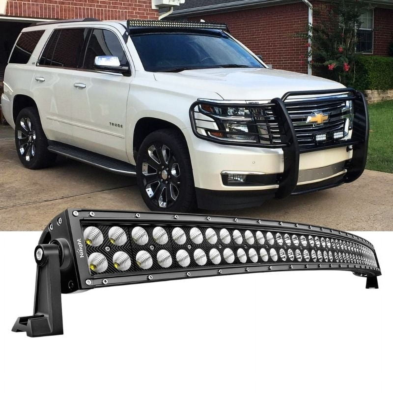 Nilight 54" 312W Curved Work Light Spot Flood Combo Led Light Bar ...