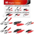 Nilight 60Pcs Metal Alligator Clip Clamp Assortment Test Lead ...