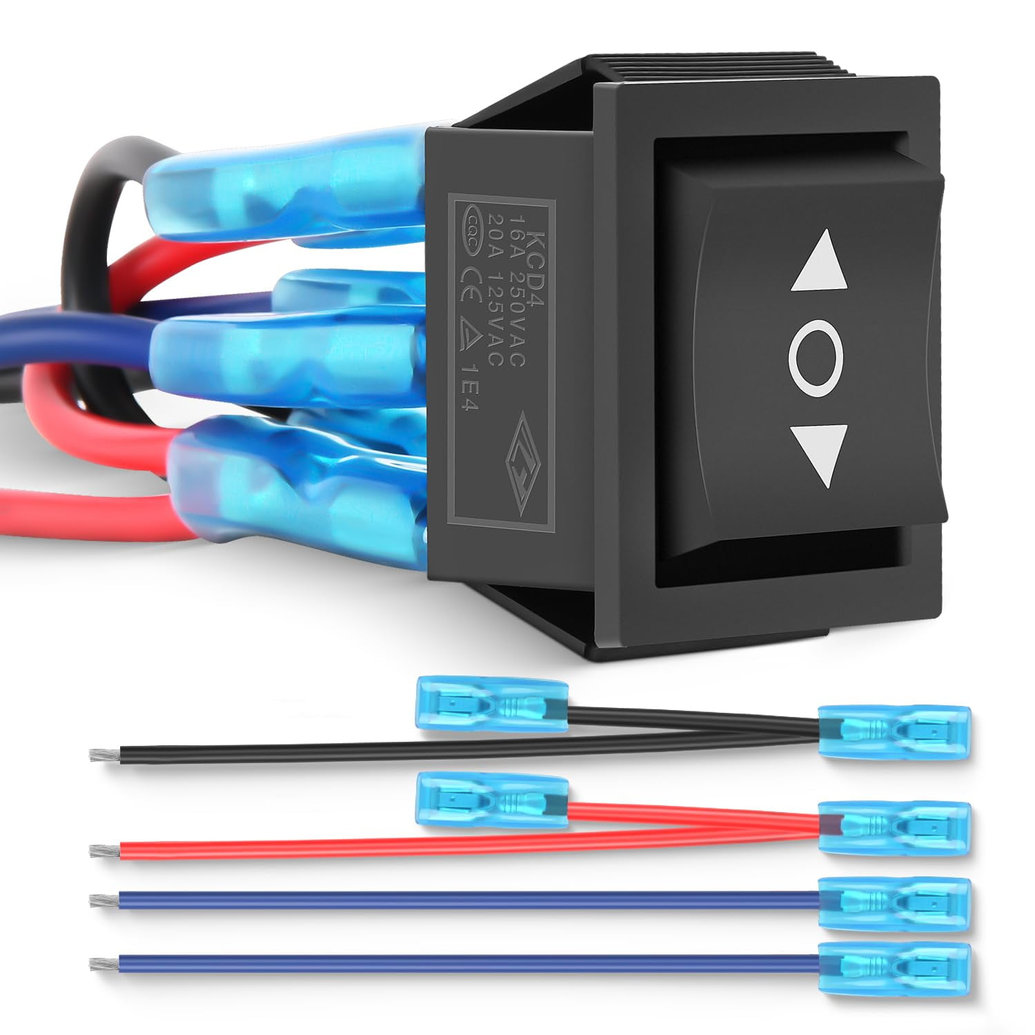 Nilight 6Pin Momentary Polarity Reverse Switch on off on DPDT 3 ...