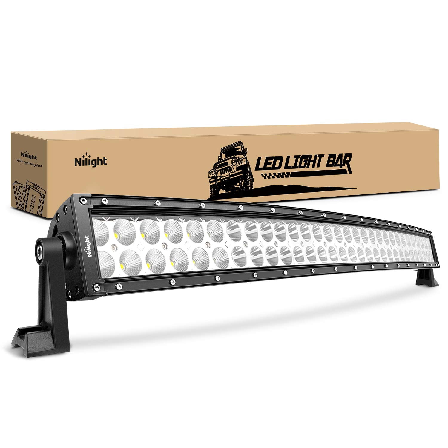 Nilight - 70016C-A 32" IFF17 180W Curved Spot Flood Combo High Power ...