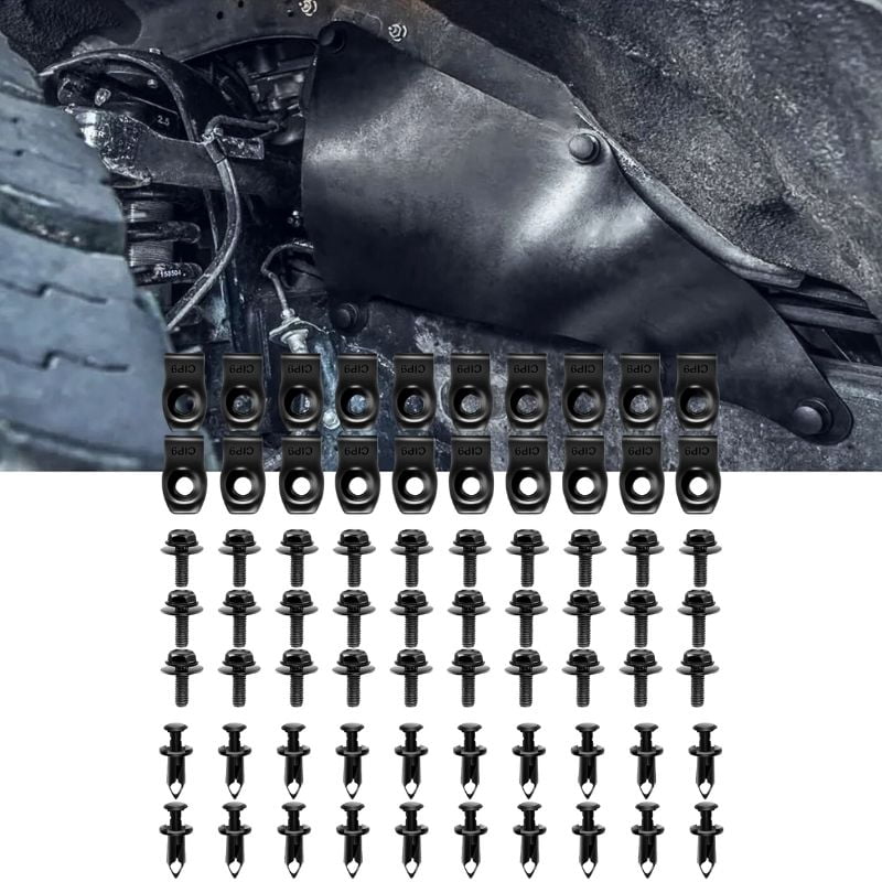 Nilight 70PCS Engine Under Cover Splash Shield Guard Body Bolts Bumper ...