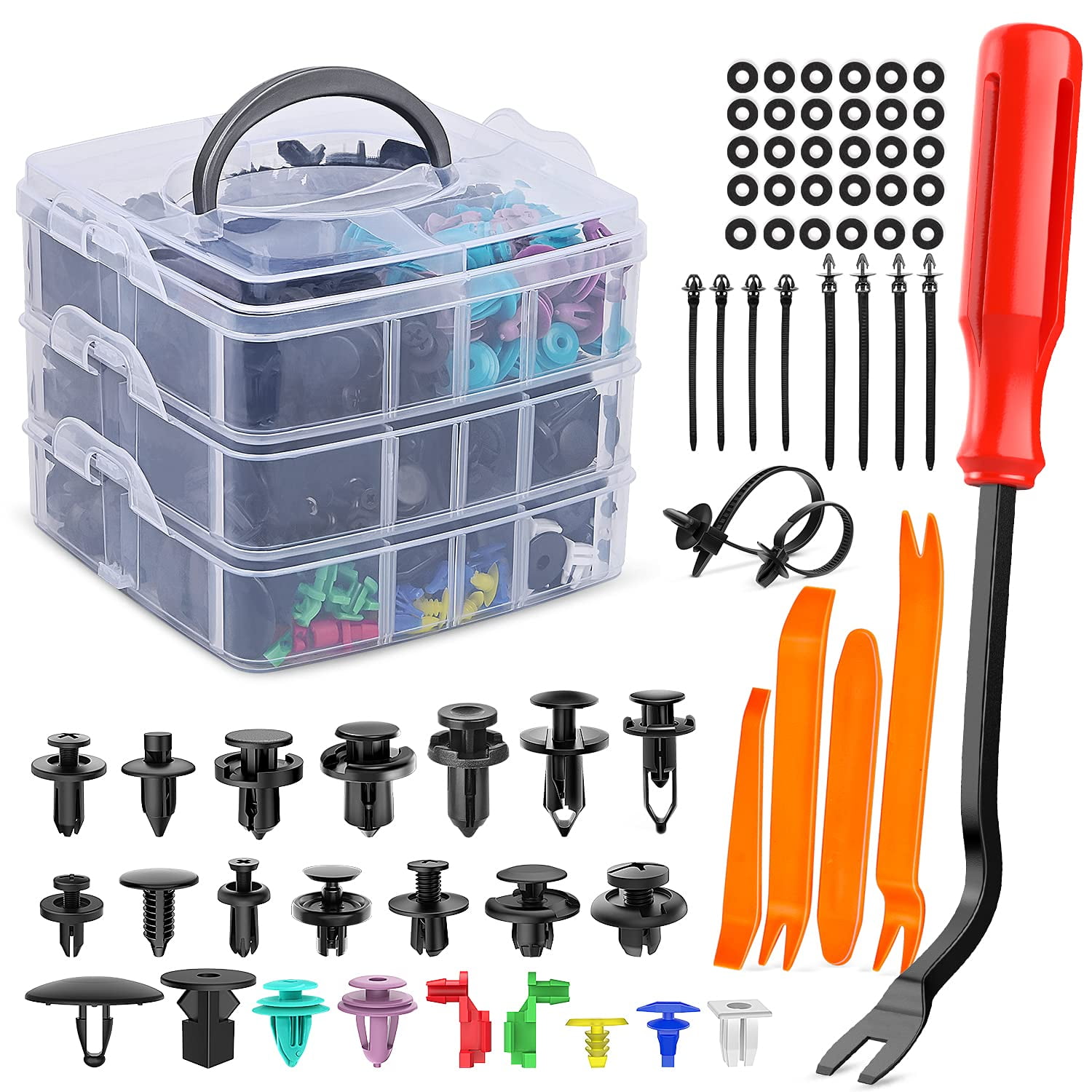 Nilight 725Pcs Car Push Retainer Clips & Auto Fasteners Assortment -23 ...