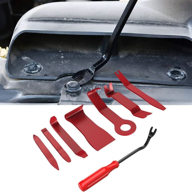 Nilight Interior Car Panel Clip Removal Tool Set, 8PCS Nylon Ergonomic ...