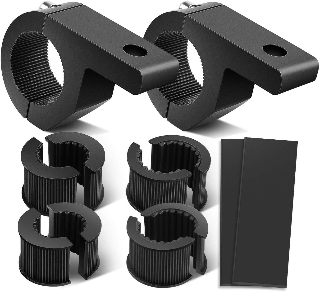 Nilight - 2PCS LED Light Bar Horizontal Bar Clamp Mounting Kit Fit on 0 ...
