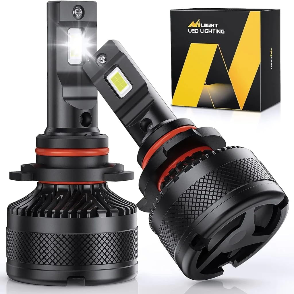 Nilight 9006 LED Headlight Bulbs HB4 Low Beam Headlight Bulb 9006 LED ...
