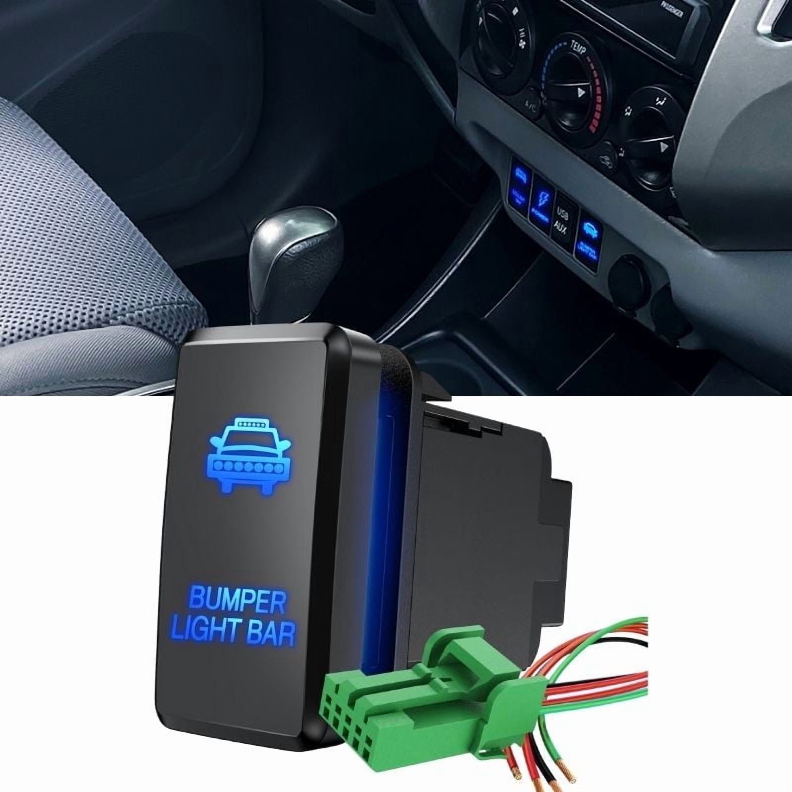 Nilight Bumper Light Bar Push Button Switch 12V on off Switches with ...