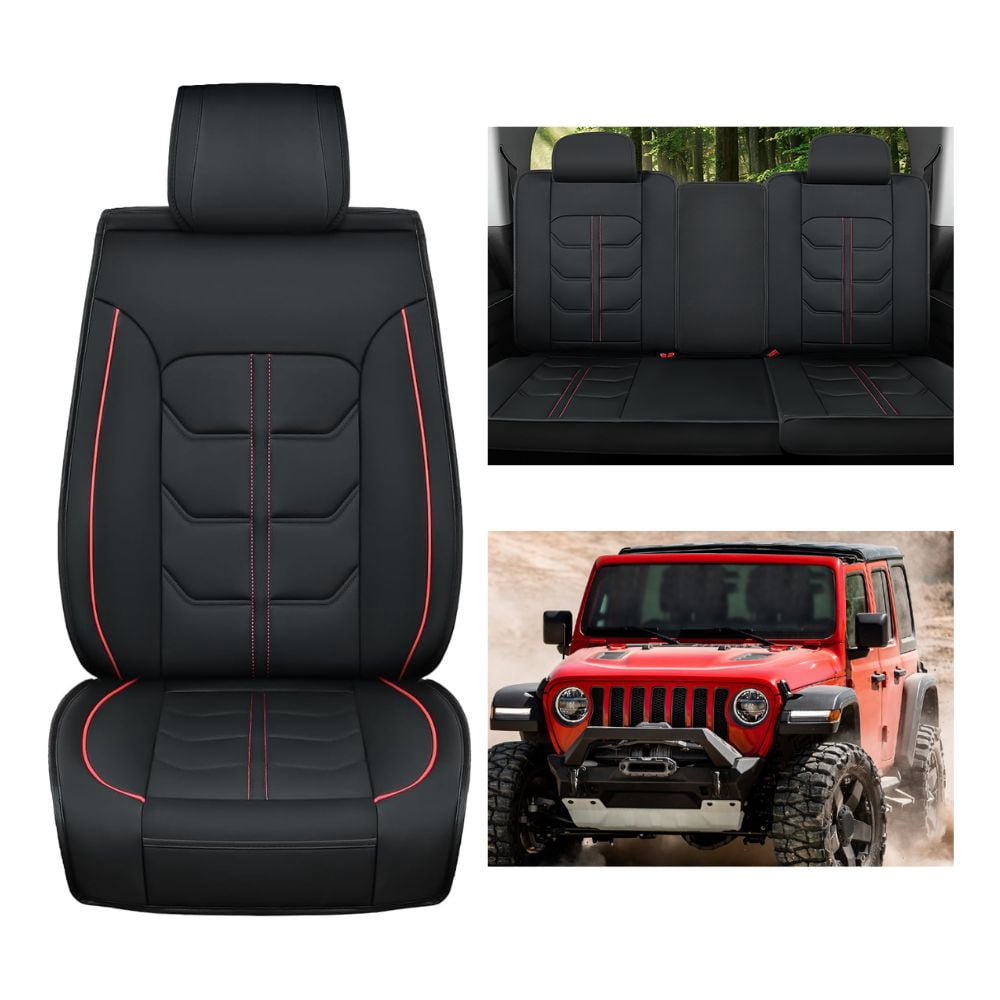 Cool Leather Seat Covers For Jeep Wrangler Photos