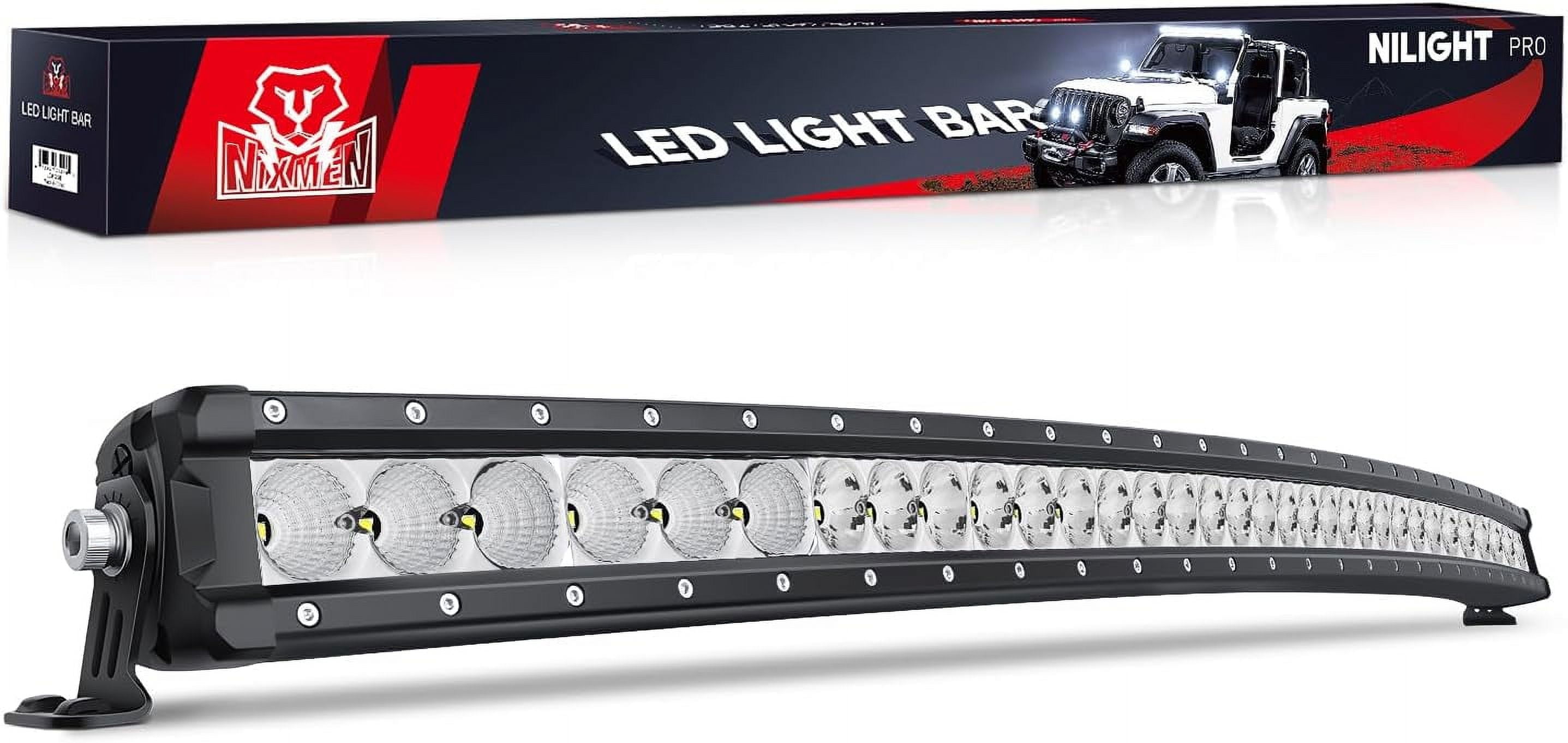 Nilight Curved Led Light Bar 42 Inch 165W Flood Spot Combo Beam 16500LM ...