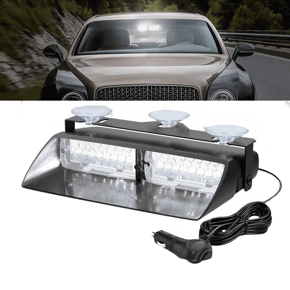 Nilight Emergency Strobe Lights, Windshield Hazard Warning Safety Flash ...
