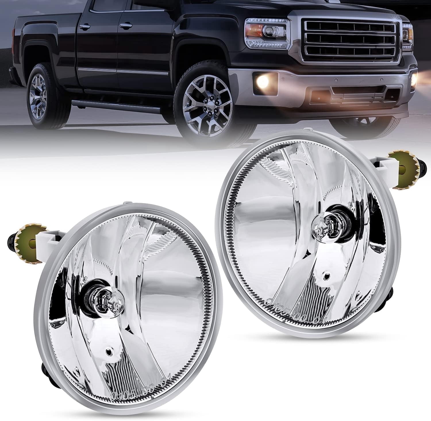 Nilight Fog Light Assembly Compatible with 2007 2008 2009 2010 2011 ...