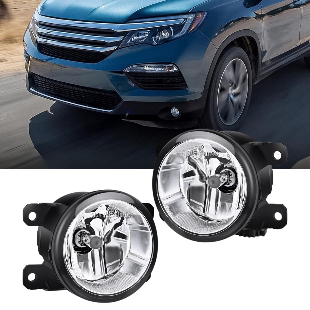 Nilight Fog Lights Assembly Compatible with 2013 2014 2015 2016 2017 2018 2019 2020 Honda City ...