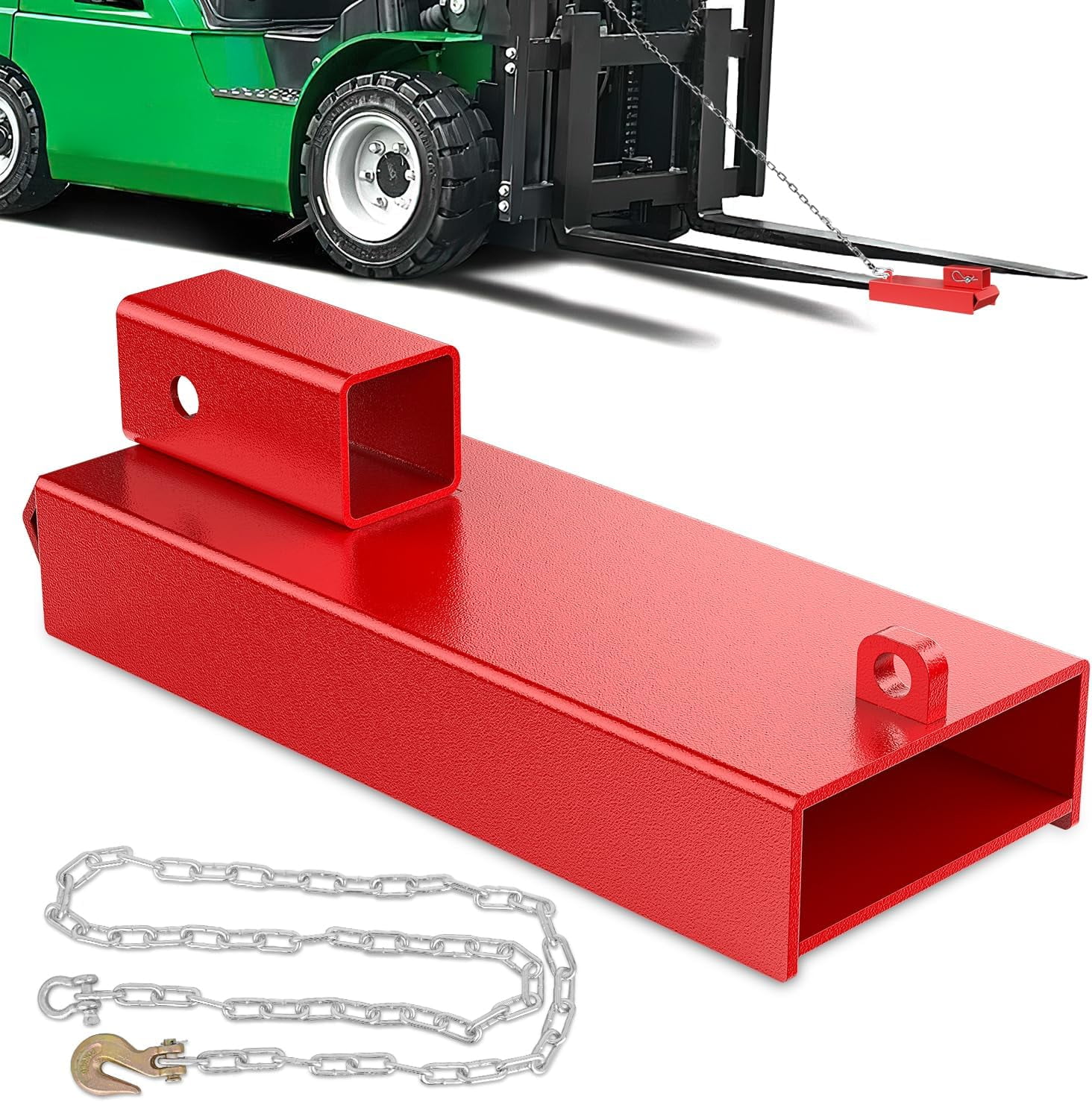 Nilight Forklift Trailer Hitch Attachment Fits 2 Inch Receiver Clamp on ...
