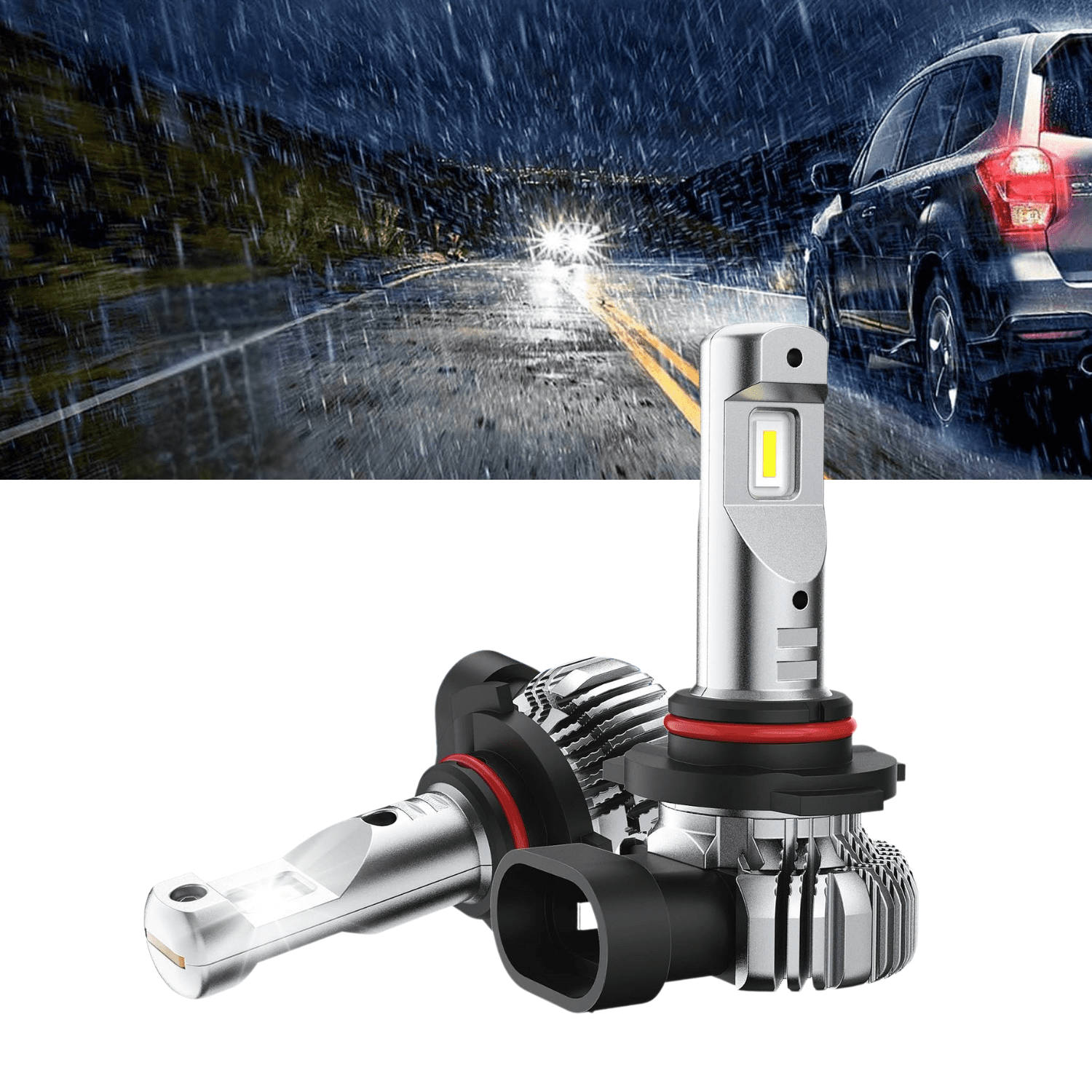 Nilight H10 / 9140 / 9145 LED Fog Light Bulbs, 6000K Cool White, 250% ...