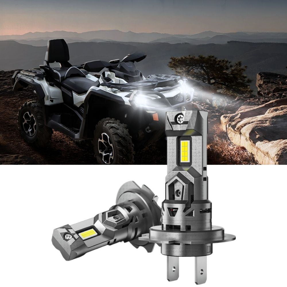 Nilight H7 LED Headlight Bulbs E4S Series 50W 20000LM 6500K IP67 | 2 ...