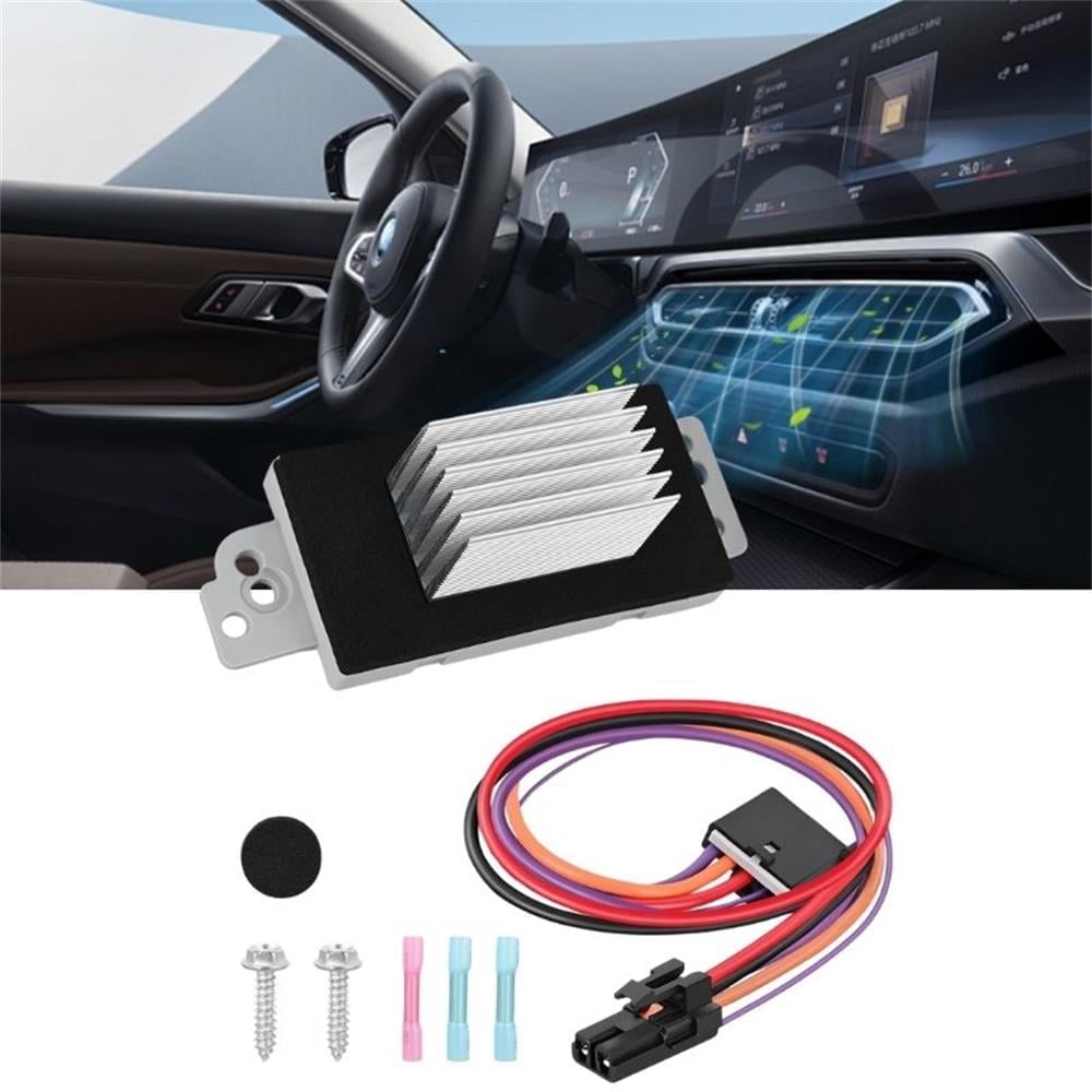 Nilight HVAC Blower Motor Resistor Complete Kit with Harness Fit for ...