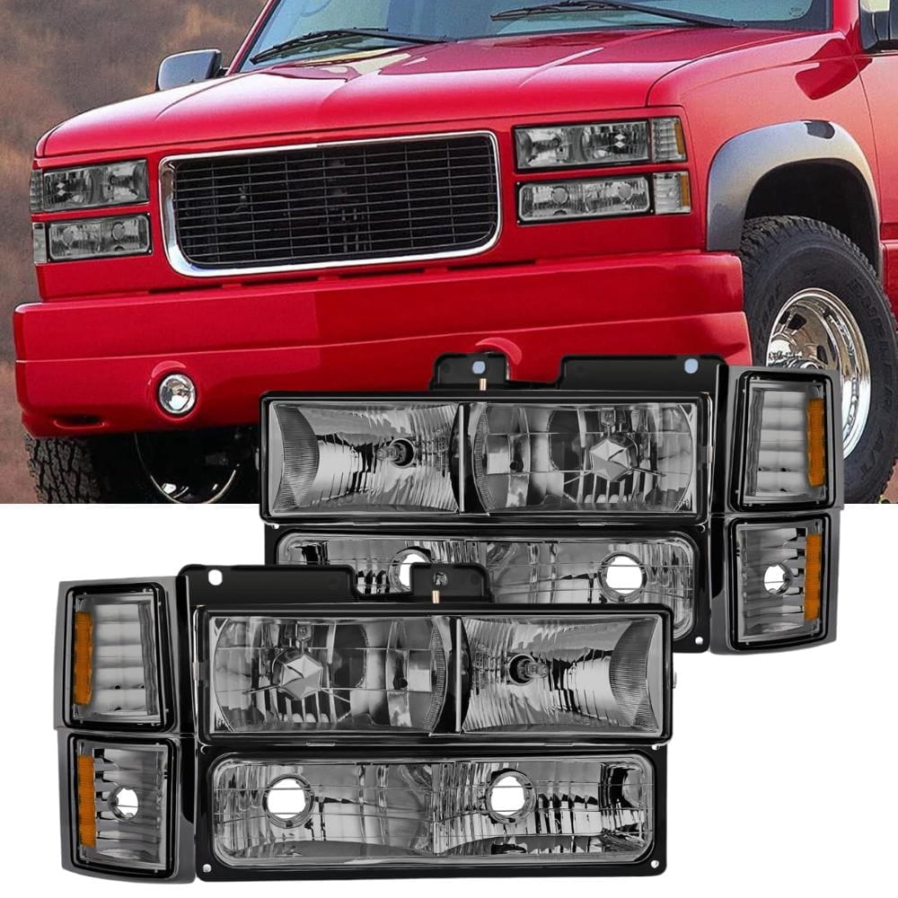 Nilight Headlight Assembly for 1994 1995 1996 1997 1998 Chevy Silverado ...
