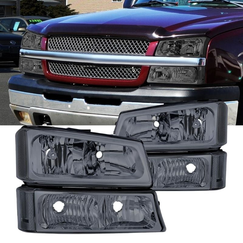 Nilight Headlight Assembly for 2003 - 2006 Chevy Silverado Avalanche ...