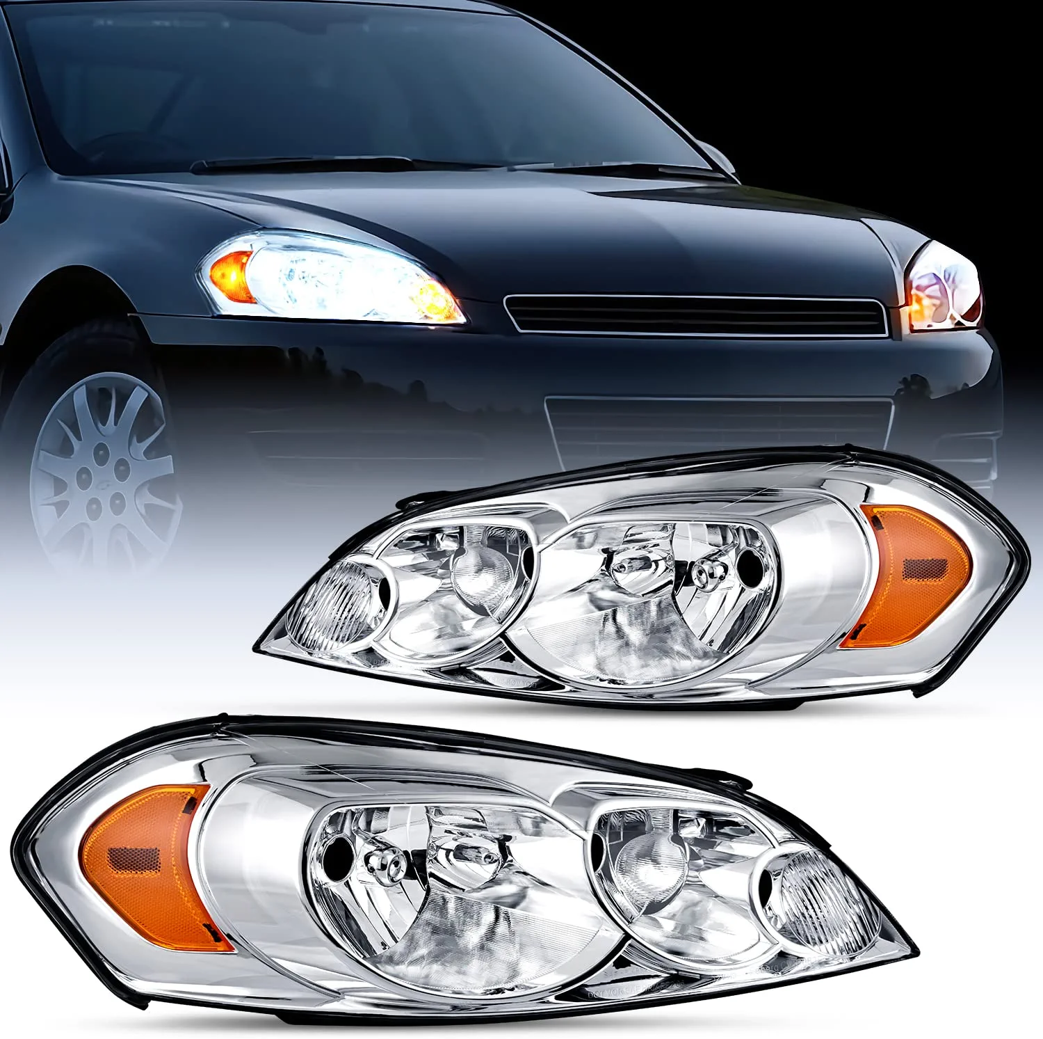 Nilight Headlight Assembly for 2006 2007 2008 2009 2010 2011 2012 2013 ...