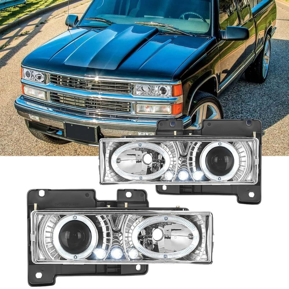 Nilight Headlight Assembly Compatible with 1988 1989 1990 1991 1992 1993 1994 1995 1996 1997 ...