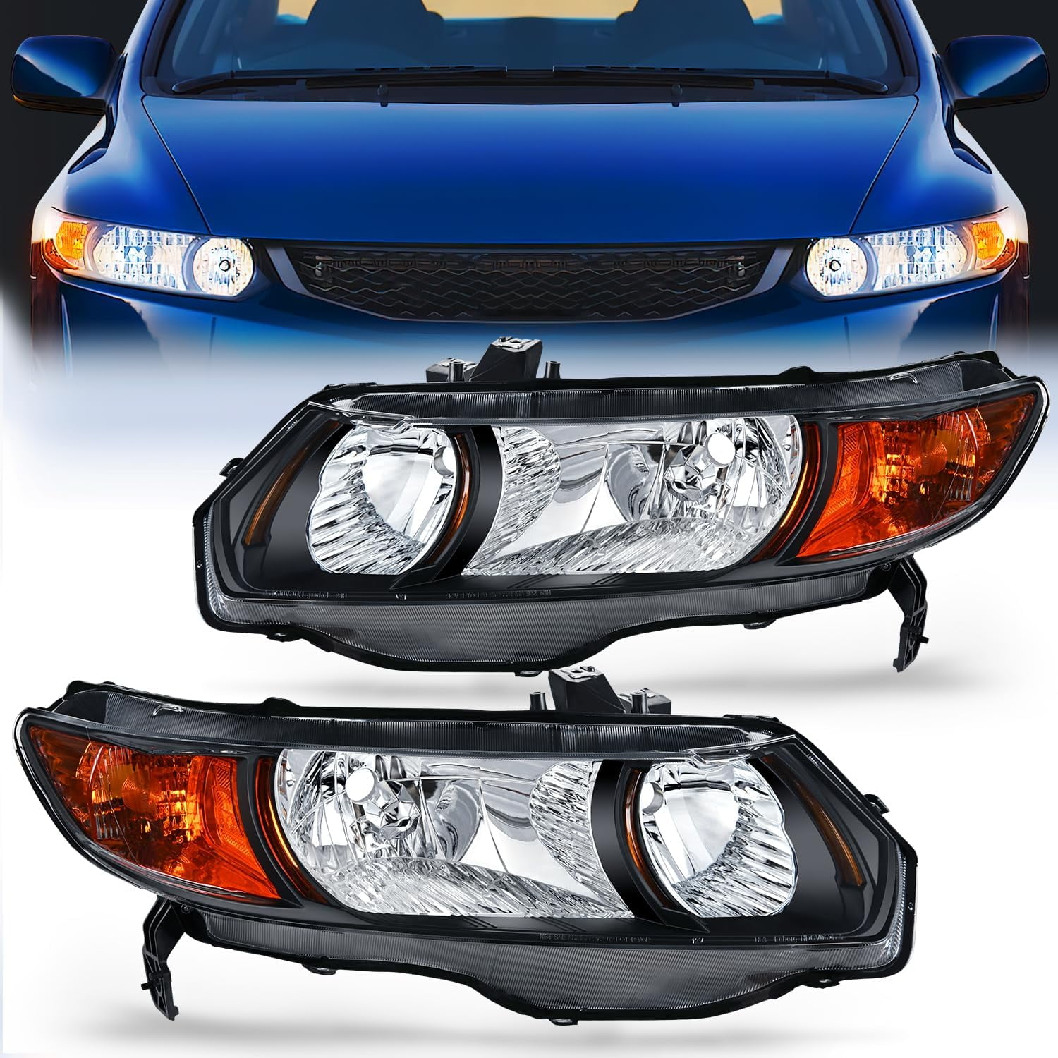 Nilight Headlight Assembly Compatible with 2006 2007 2008 2009 2010 ...