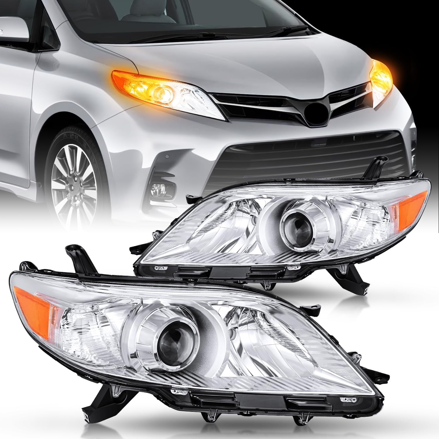 Nilight Headlight Assembly Compatible with 2011 2012 2013 2014 2015 ...