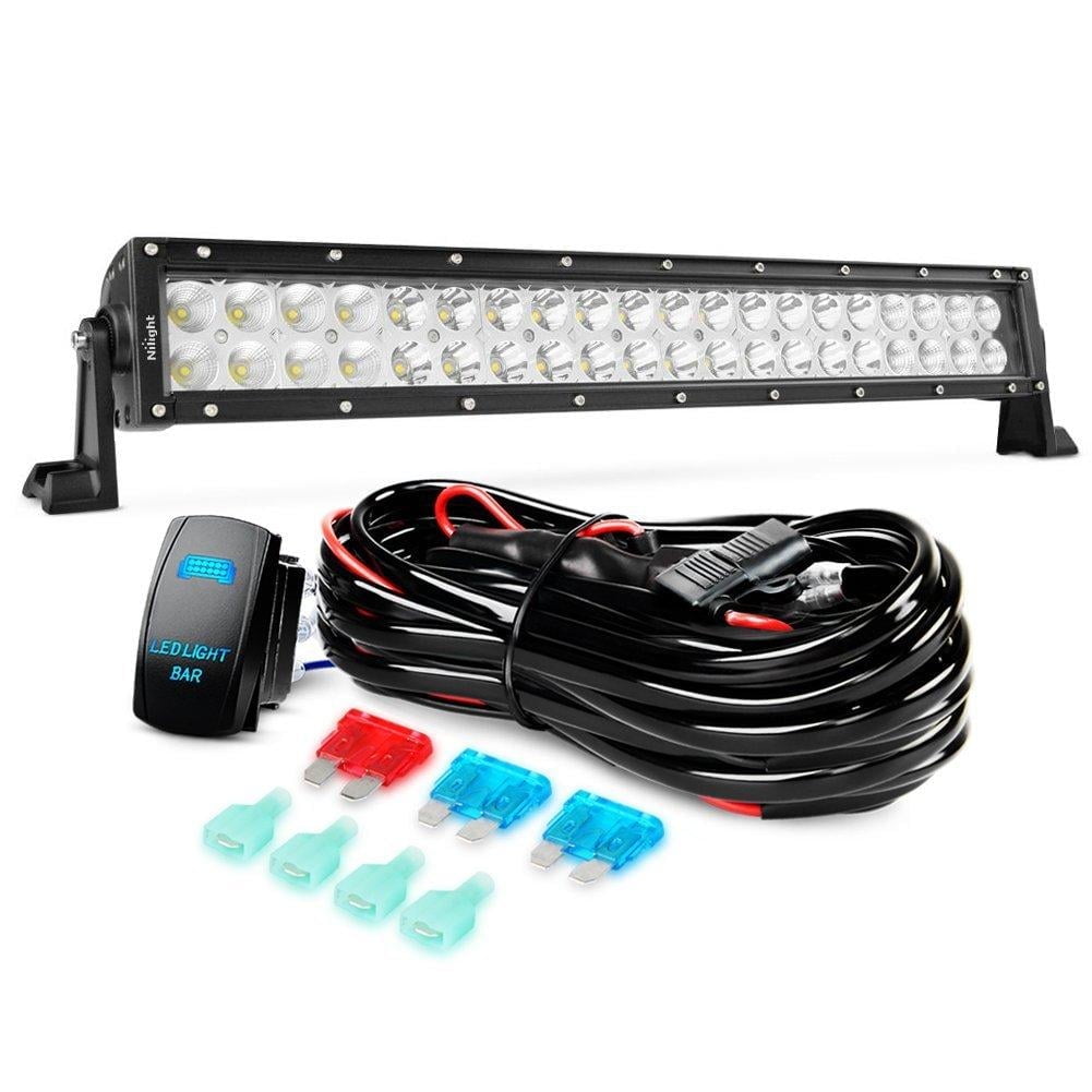 Nilight LED Light Bar 22 inch 120W Spot Flood Combo Led off Road Lights ...