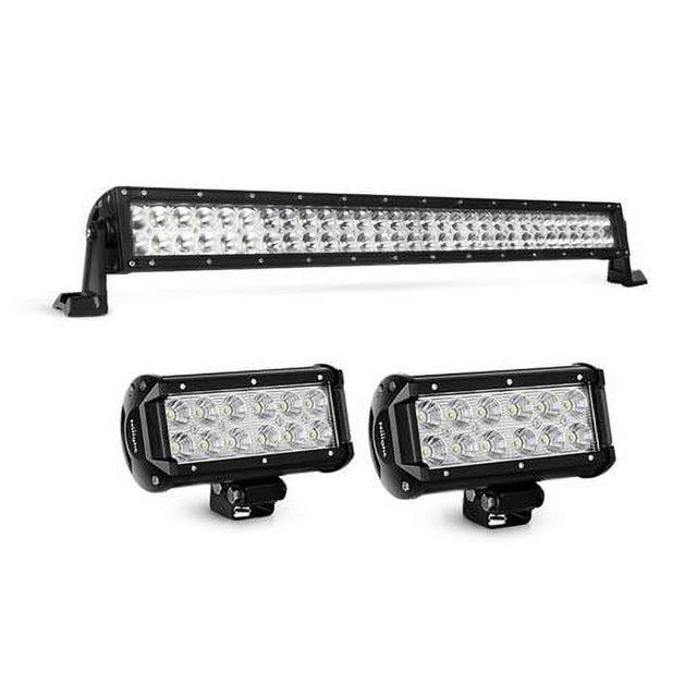 Nilight Led Light Bar 32 Inch 180W Spot Flood Combo 2PCS 6.5 Inch 36W ...