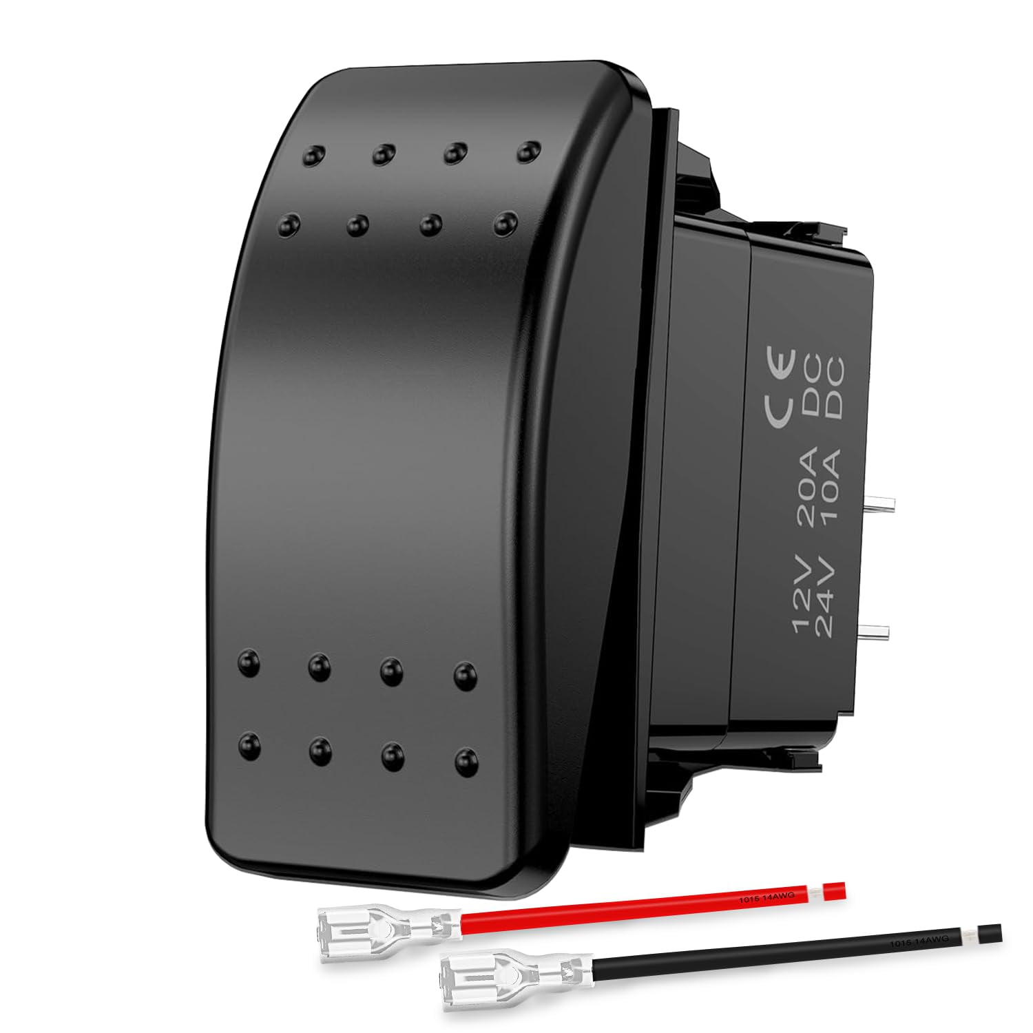 Nilight Marine Rocker Switch Toggle Switch 2 Pin On Off SPST Switches ...