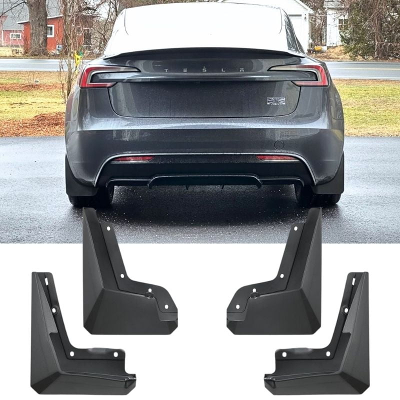 Tesla Cybertruck Mud Flaps 2023-2025 Splash Guards Tire Protection ...