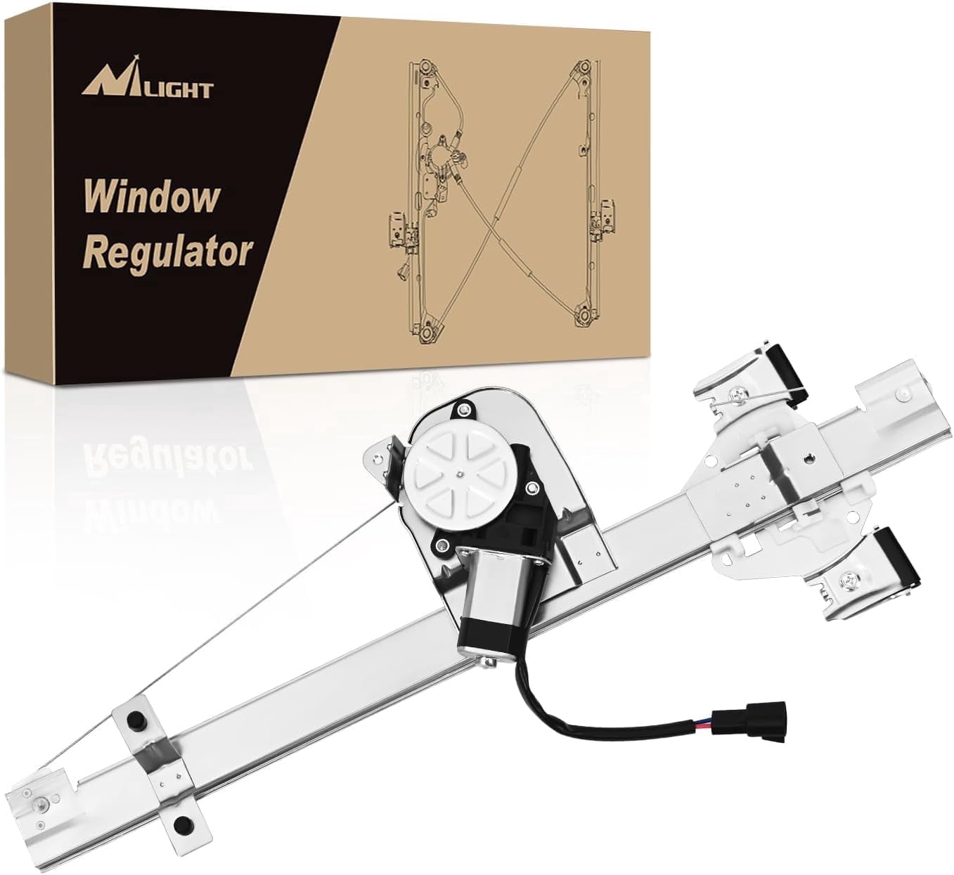 Nilight Power Window Regulator/Motor Rear Driver Side Compatible with ...