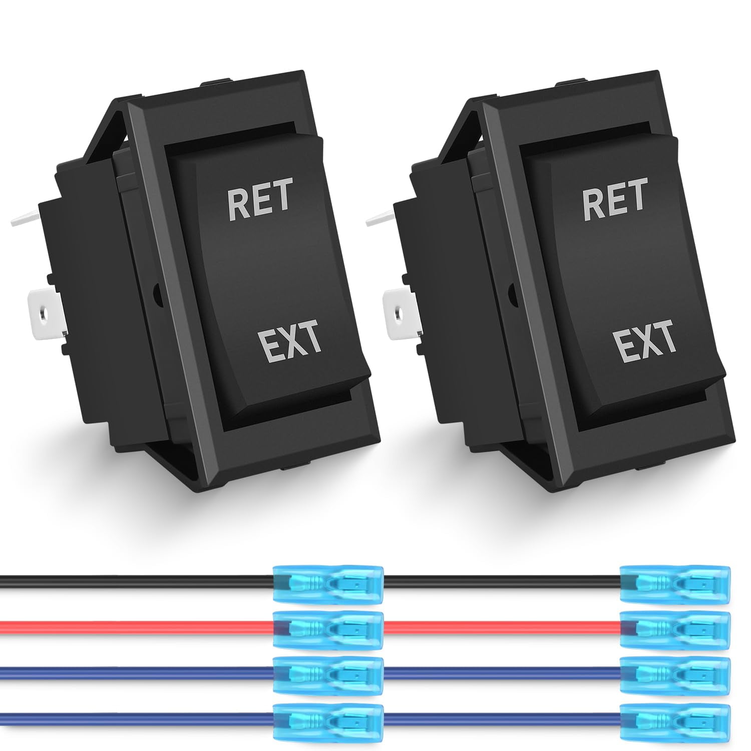 Nilight RET EXT Reverse Polarity Toggle Switch 2PCS ON Off On DPDT 3 ...