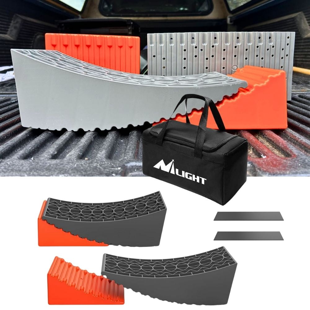 Nilight RV Leveler - 2 Pack Camper Leveling Blocks Ramp Support Dual ...