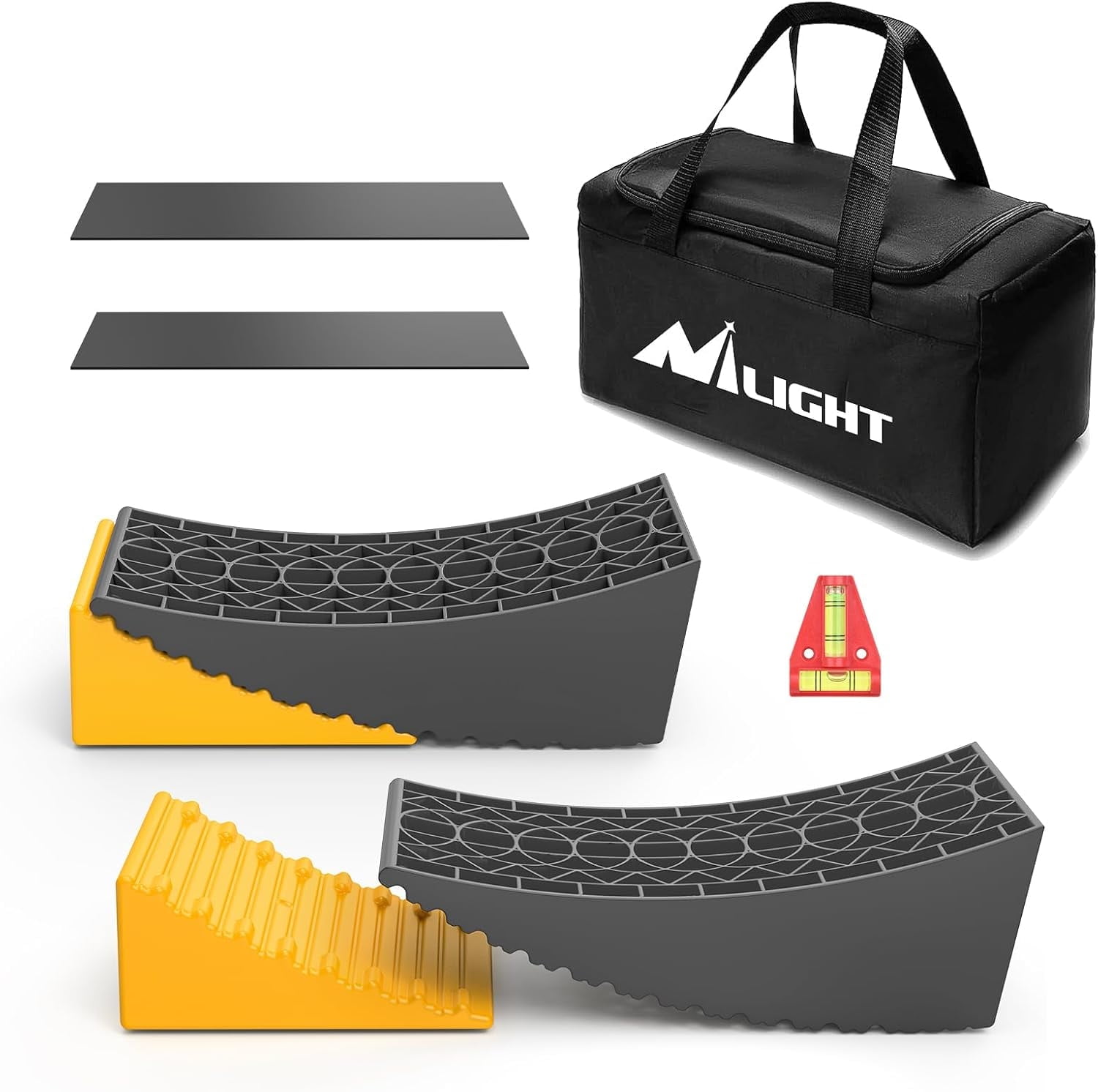 Nilight RV Leveler - 2 Pack Camper Leveling Blocks Ramp Support Dual ...