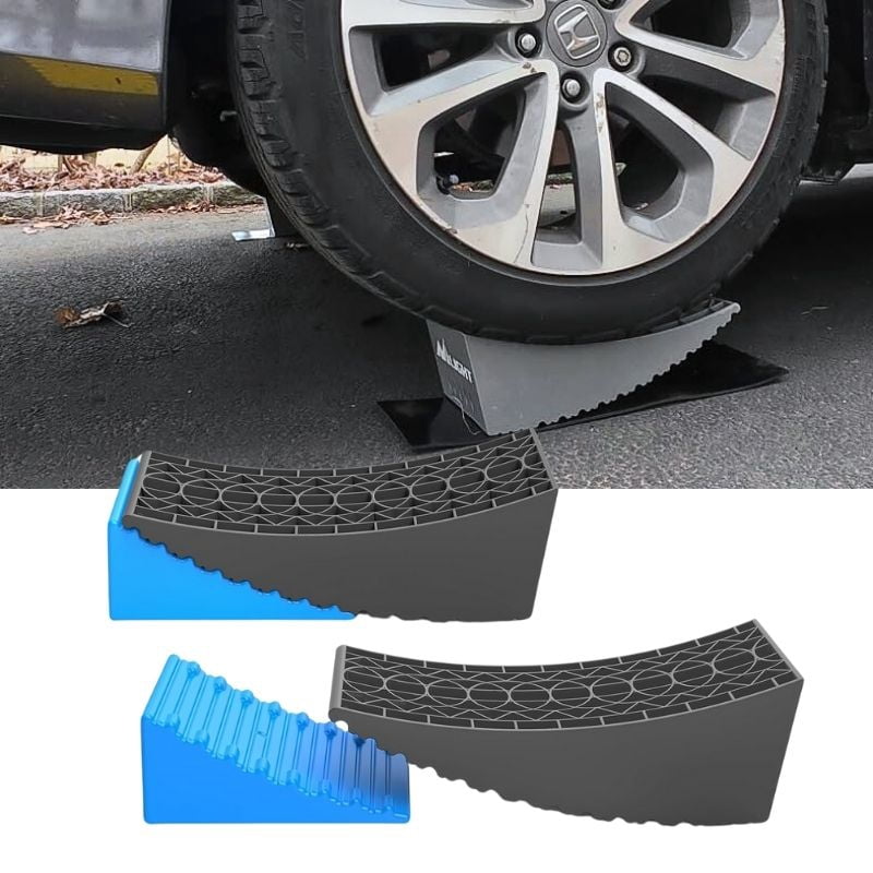 Camper Levelers 2 Pack - RV Leveling Blocks Ramp Kit Support Dual Axles ...