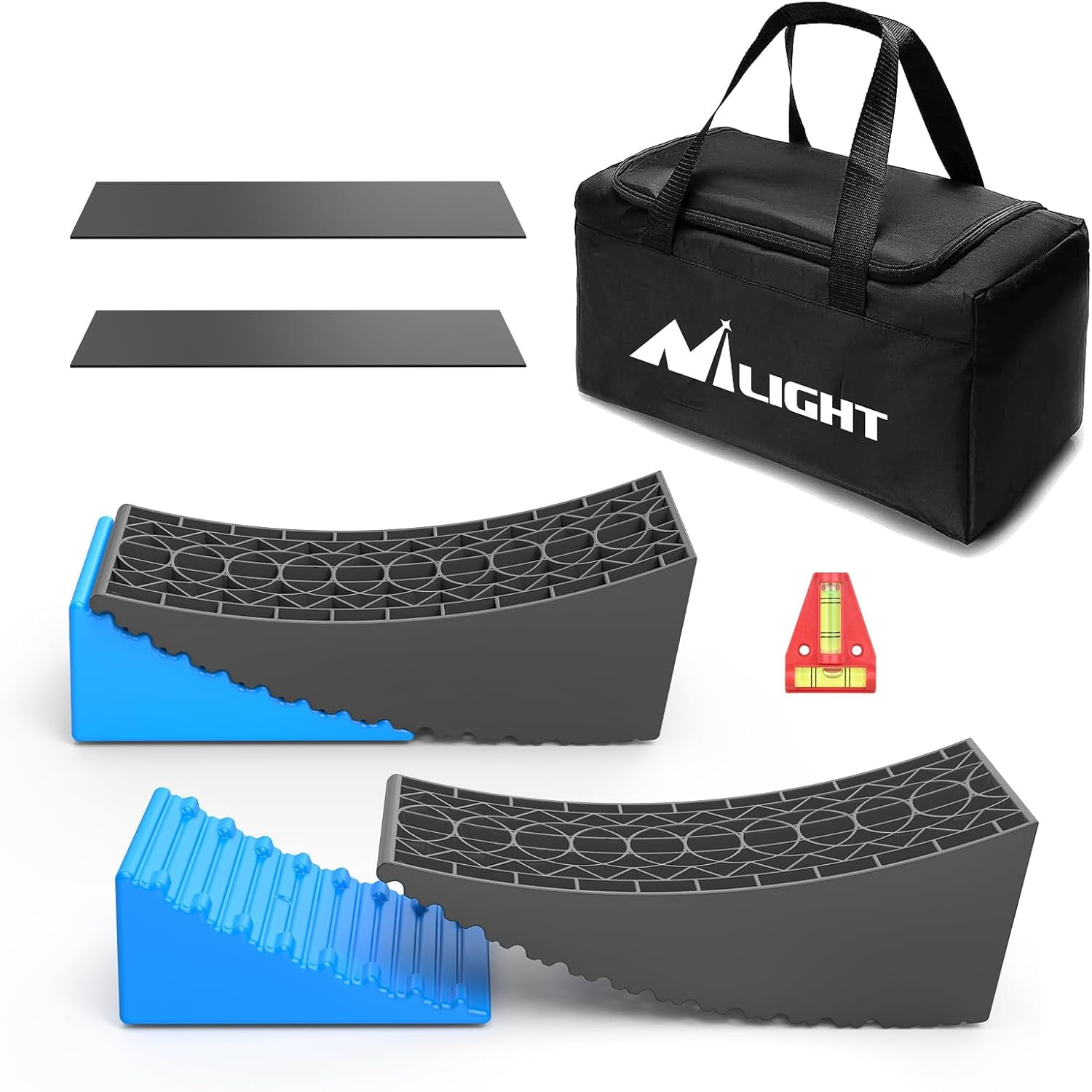 Nilight RV Leveler - 2 Pack Camper Leveling Blocks Ramp Support Dual ...