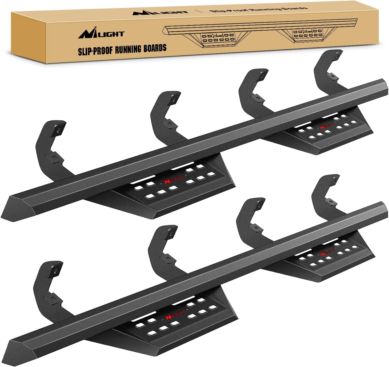 Nilight Running Boards for 2019-2022 Chevy Silverado GMC Sierra 1500 ...
