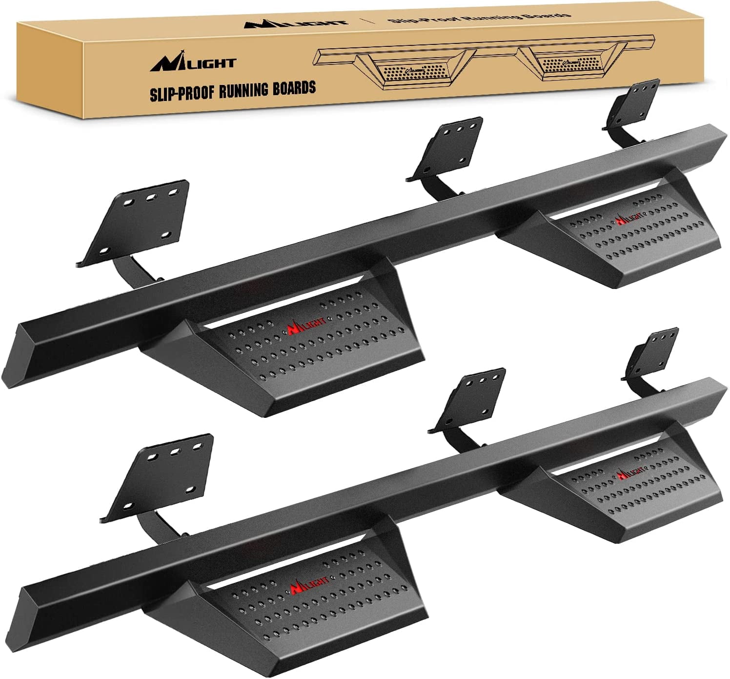 Nilight Running Boards for 2019-2022 Dodge Ram 1500 Crew Cab Exclude ...