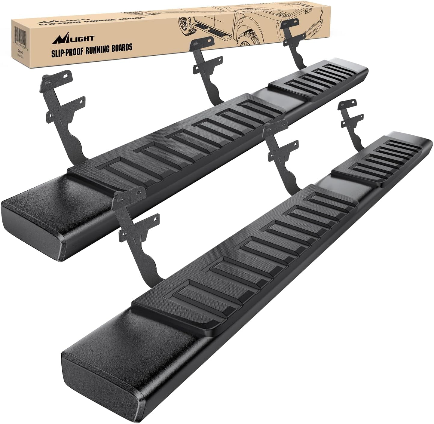 Nilight Running Boards for 2015-2025 Ford F150 Quad Cab 2 Full-Size ...