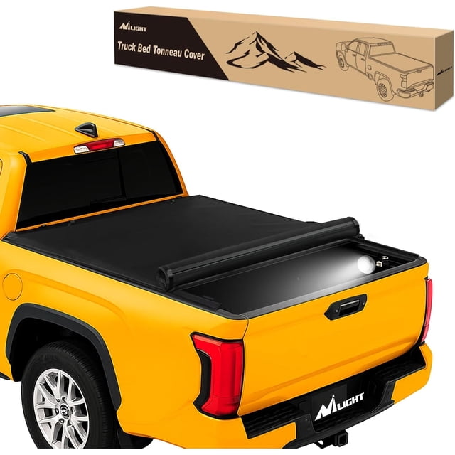 Nilight Soft Roll-Up Tonneau Cover Compatible with Toyota Tundra 2022 ...
