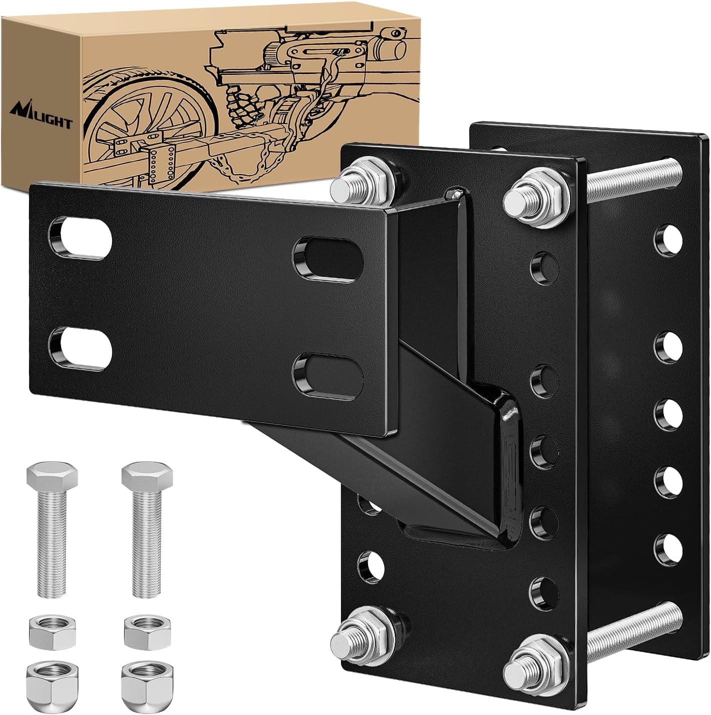 Nilight Spare Tire Carrier Trailer Spare Tire Mount Boat Trailer ...