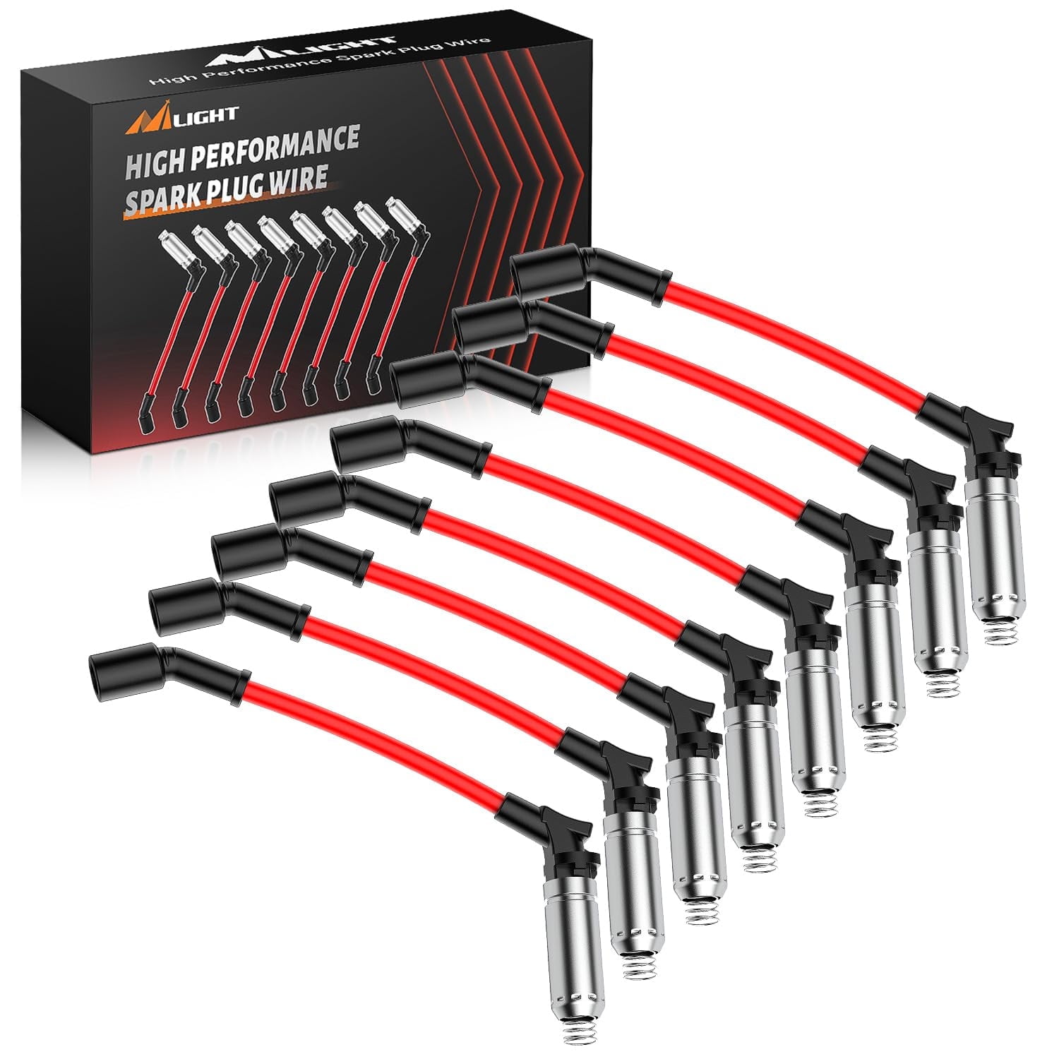 Nilight Spark Plug Wire 10.2 mm High Performance Ignition Wire ...