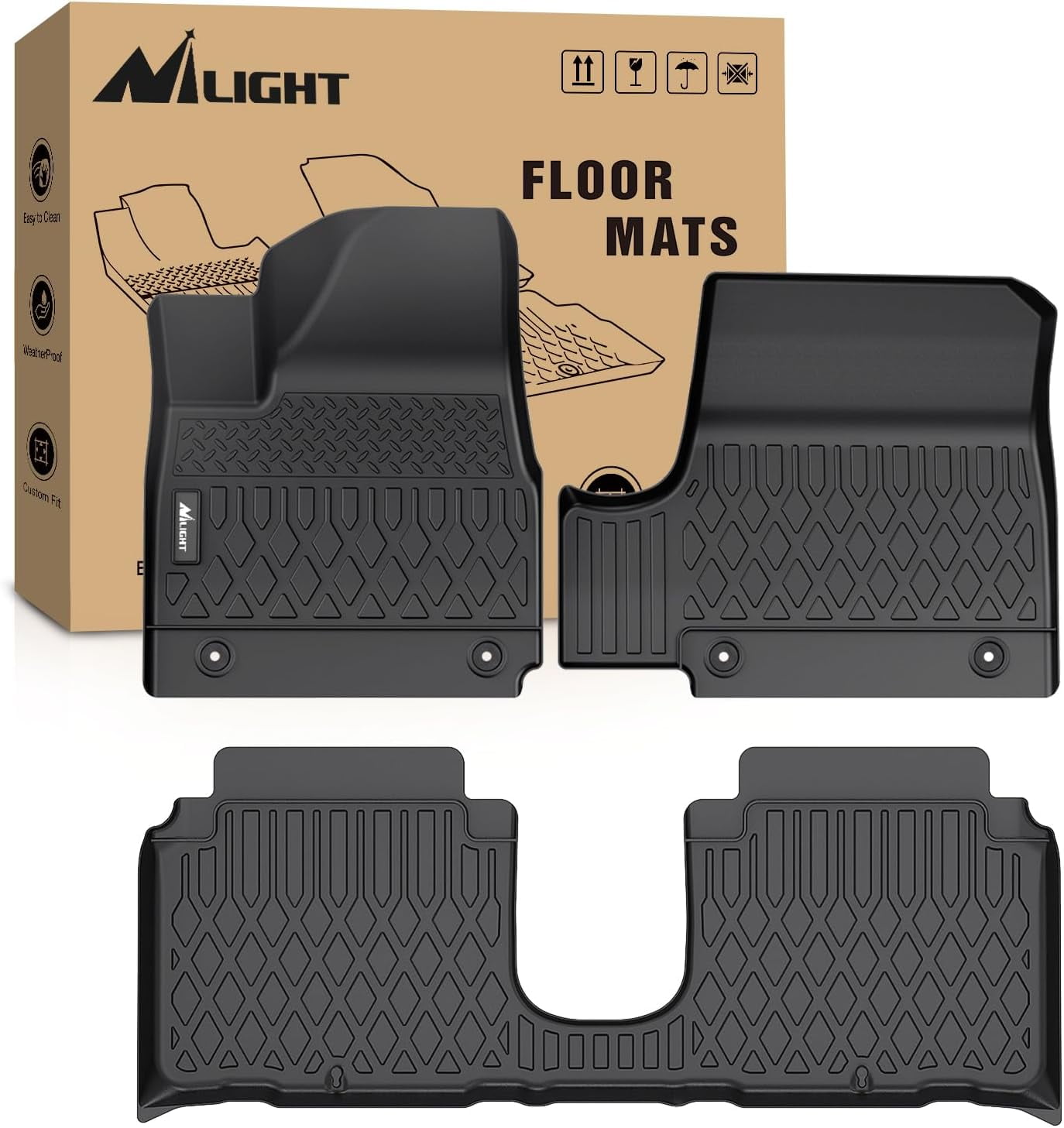 Nilight TPE Floor Mats for Hyundai IONIQ 5 SE Standard Range SE SEL ...