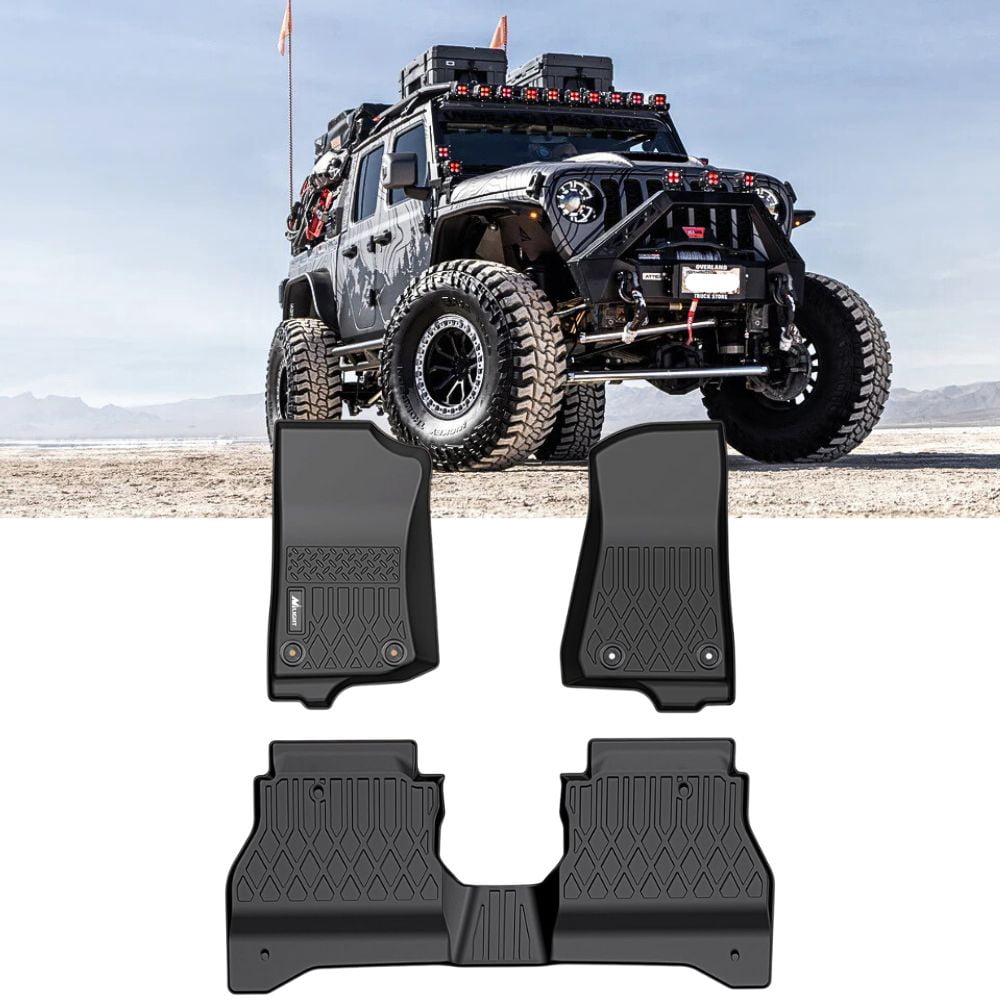 Nilight TPE Floor Mats for Jeep Gladiator JT 2020 2021 2022 2023 2024 ...