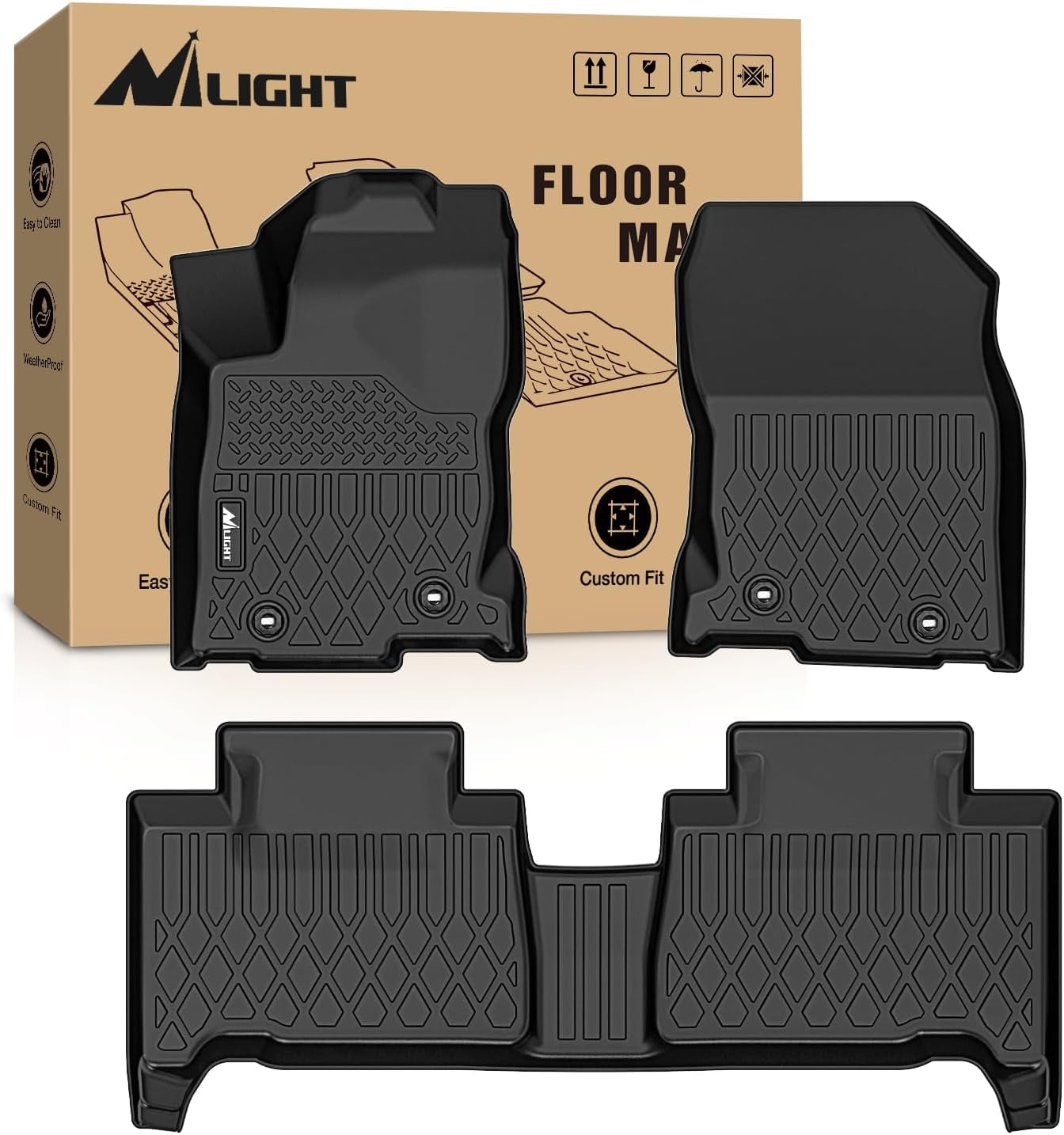 Nilight TPE Floor Mats for Lexus NX NX200t NX300 NX300h 2015 2016 2017 ...
