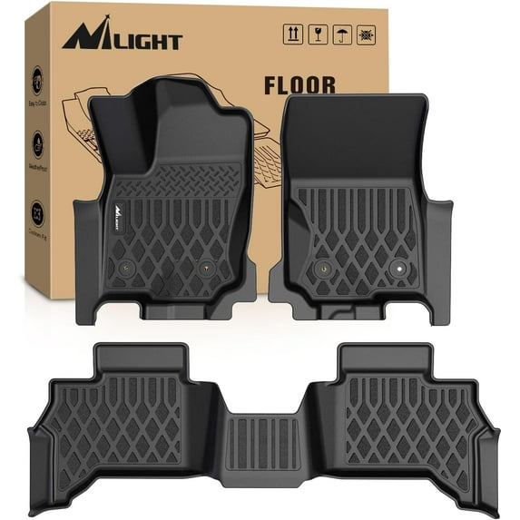 Nilight TPE Floor Mats for Toyota 4Runner 5 Seats 2025 2026 (Not for ...