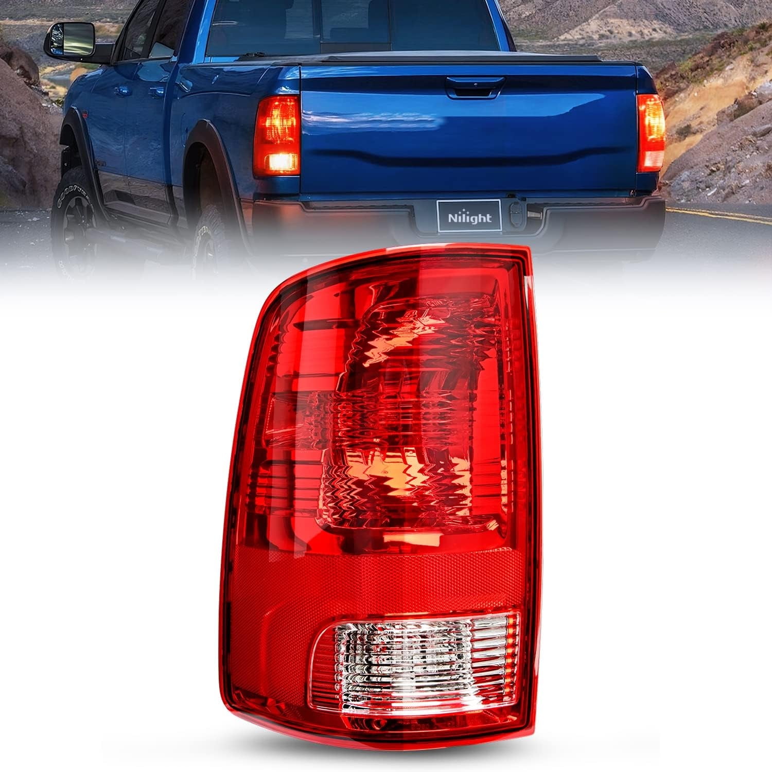 Nilight Taillight Assembly for 2009 2010 2011 2012 2013 2014 2015 2016 ...