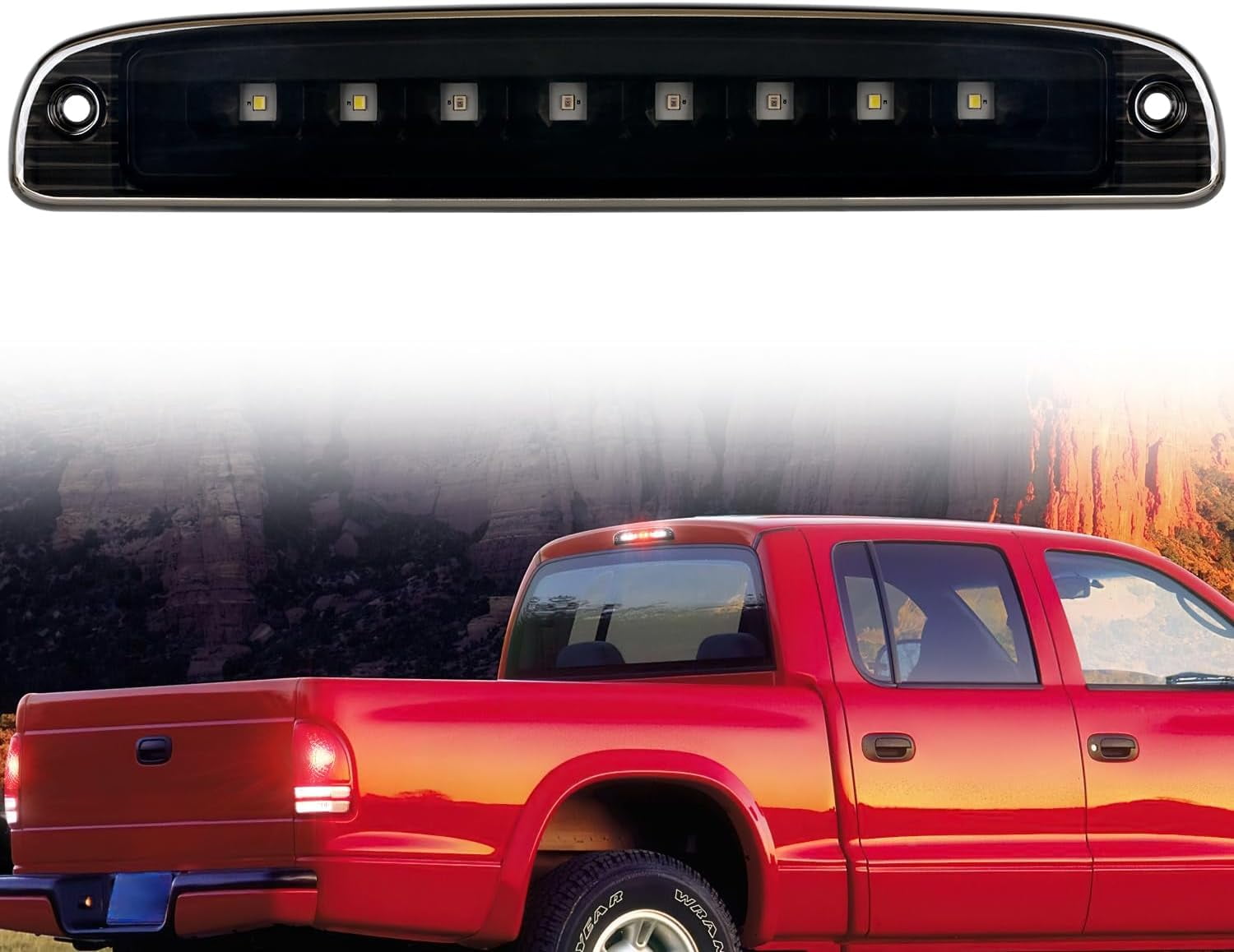 Nilight Third Brake Light Tail High Mount 3rd Stop Cargo Reverse Lights ...